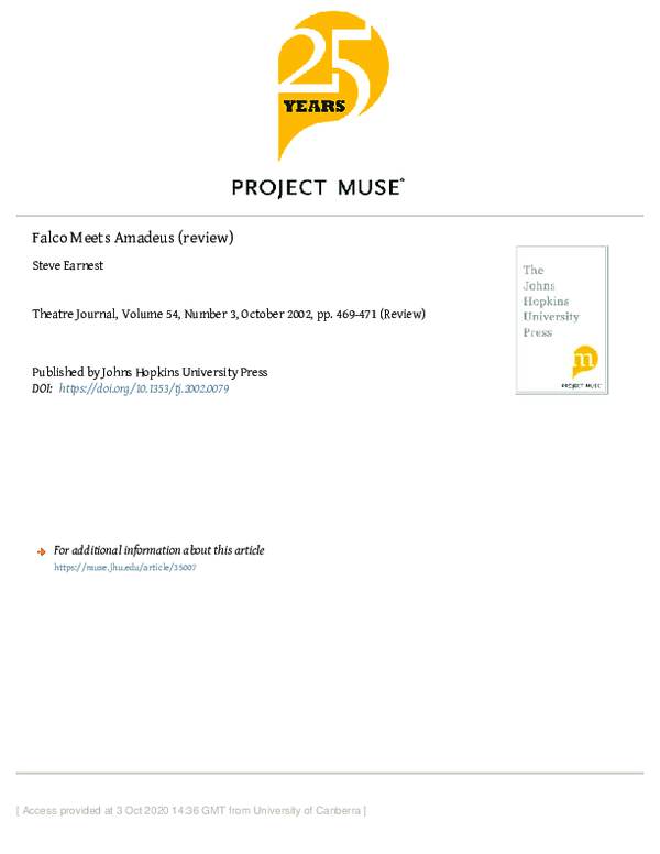 (PDF) Falco Meets Amadeus (review)