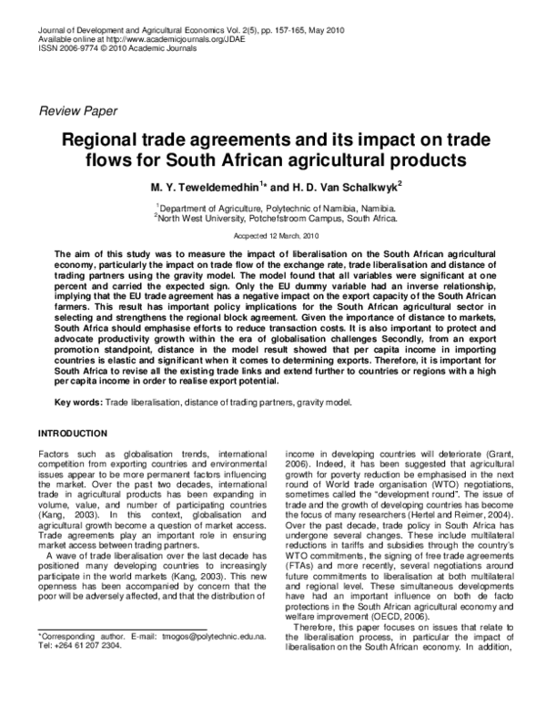 (PDF) Rice trade policy options in an open developing economy: The ...