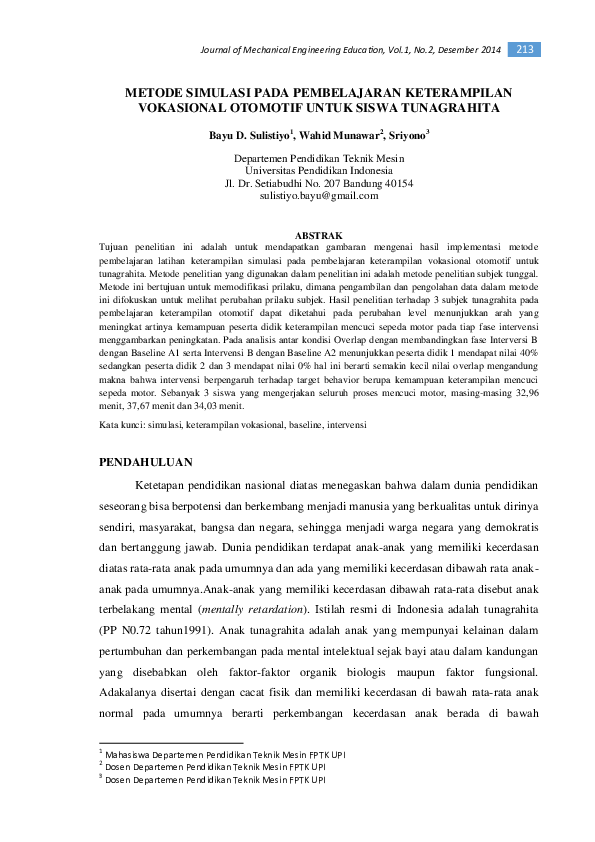 (PDF) Metode Simulasi Pada Pembelajaran Keterampilan Vokasional ...