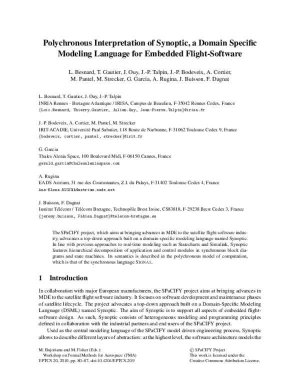 (PDF) This work is licensed under the Creative Commons Attribution License. Polychronous ...