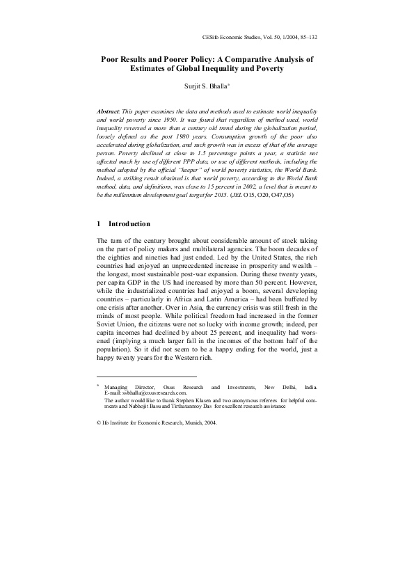 (PDF) Poor Results and Poorer Policy: A Comparative Analysis of ...