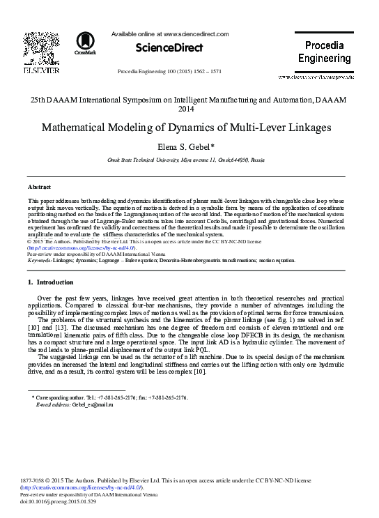 (PDF) 25th DAAAM International Symposium on Intelligent Manufacturing ...