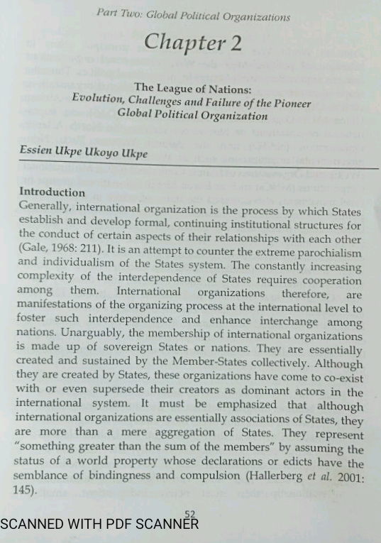 (PDF) The League of Nations Evolution, Challenges and Failure