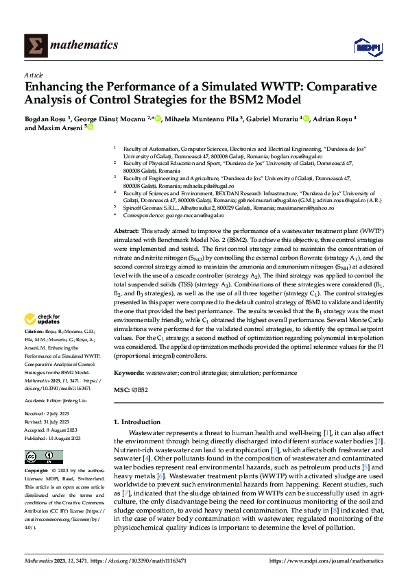 (PDF) Enhancing the Performance of a Simulated WWTP: Comparative ...