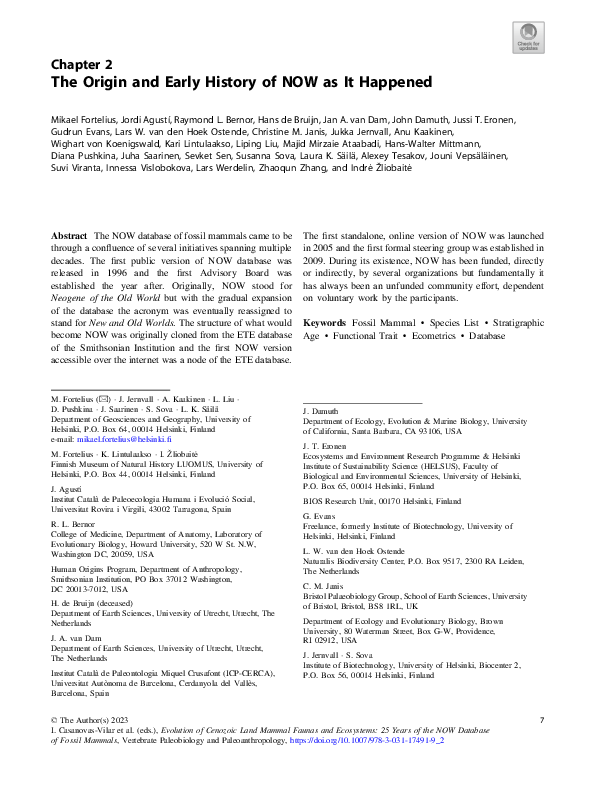 (PDF) The Origin and Early History of NOW as It Happened | Raymond ...