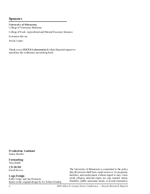 (PDF) Control and eventual elimination of PRRSV via development of an ...