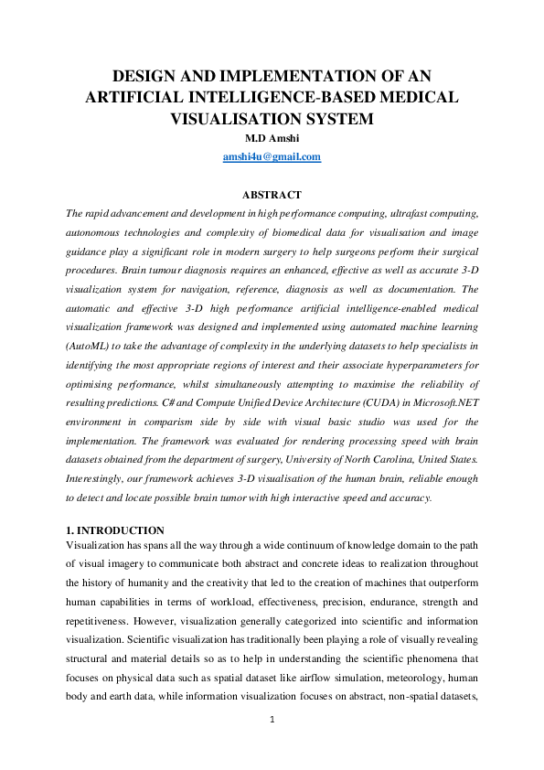 Pdf Design And Implementation Of An Artificial Intelligence Based