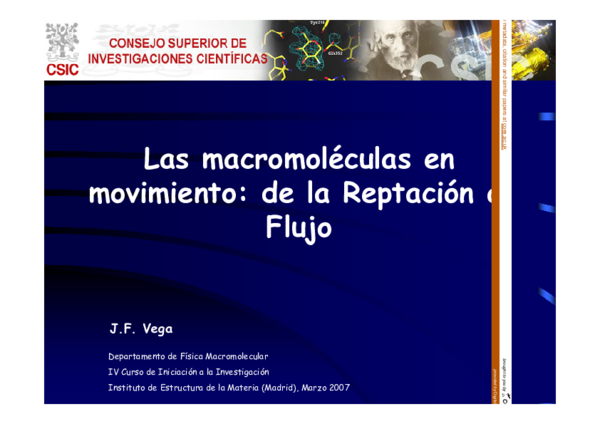 (PDF) Las macromoléculas en movimiento: de la reptación al flujo | Juan ...