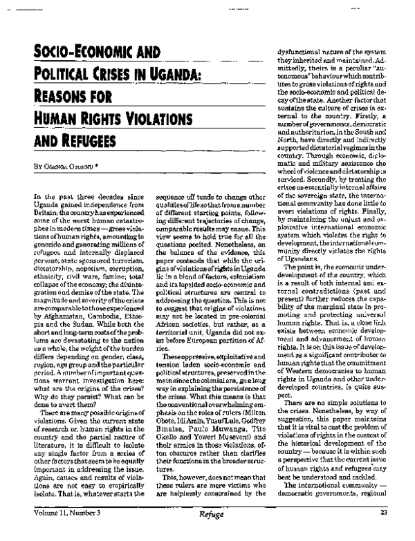 (PDF) Human Rights Violations