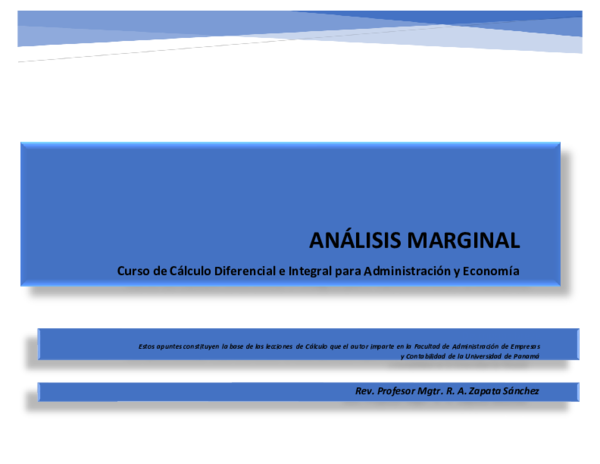 (PDF) Análisis Marginal