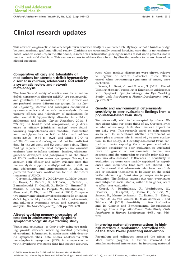 (PDF) Clinical research updates | Sofia Leopoulou - Academia.edu