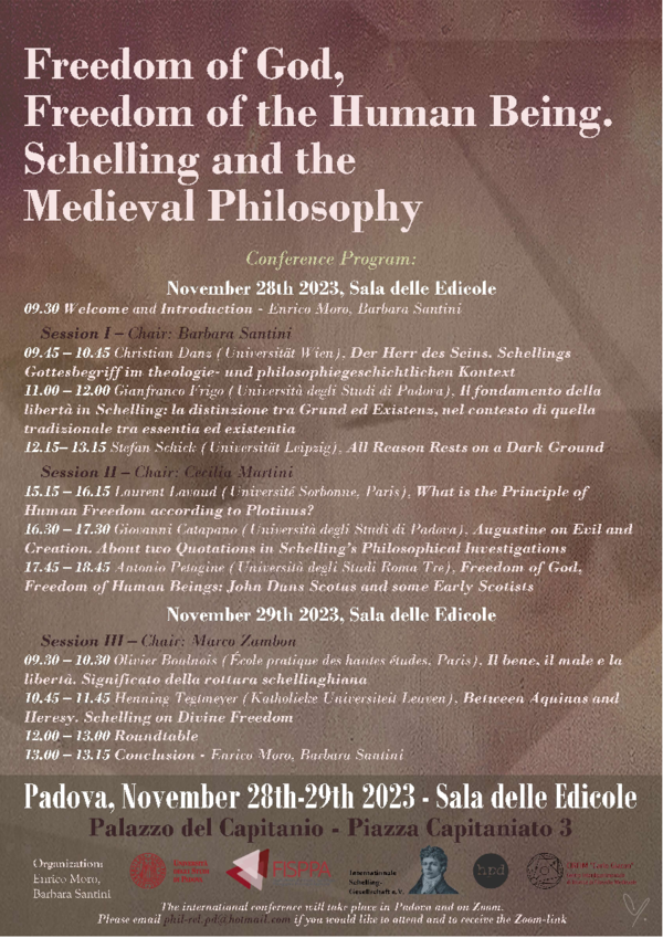 (PDF) Freedom of God, freedom of the Human Being. Schelling and the ...