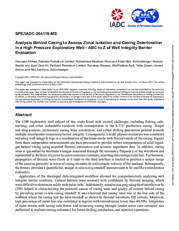 (PDF) SPE/IADC-204119-MS Analysis Behind Casing to Assess Zonal ...