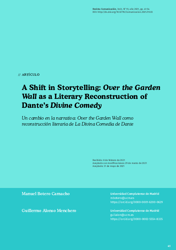 (PDF) A Shift in Storytelling: Over the Garden Wall as a Literary ...