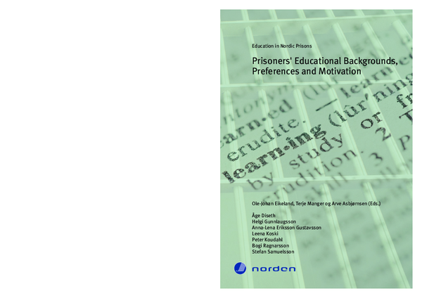 (PDF) Prisoners' Educational Backgrounds, Preferences and Motivation ...