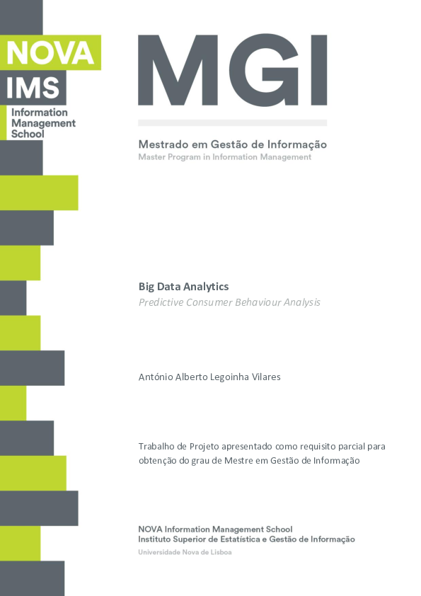 (PDF) Big data analytics : predictive consumer behaviour analysis