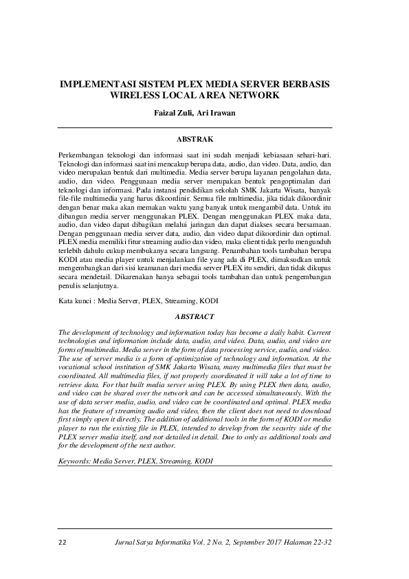 (PDF) Manajemen Bandwith Dengan Metode Simple Queue