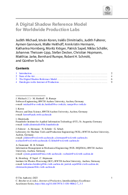 (PDF) A Digital Shadow Reference Model for Worldwide Production Labs