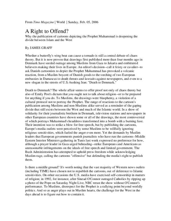 (PDF) The right to offend