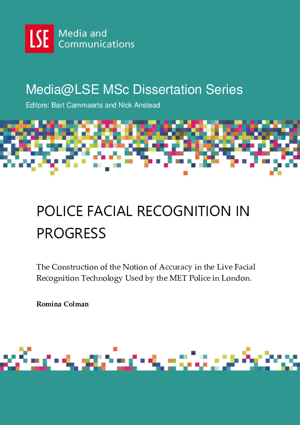 (PDF) POLICE FACIAL RECOGNITION IN PROGRESS The Construction of the ...
