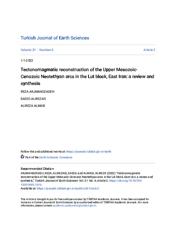 (PDF) Tectonomagmatic reconstruction of the Upper Mesozoic-Cenozoic ...