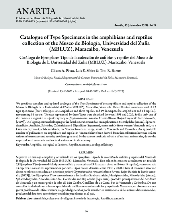 (PDF) First record of the Mountain Caecilan Gymnopis syntrema (Amphibia ...