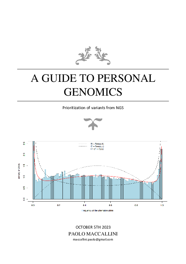 (PDF) A Guide to Personal Genomics