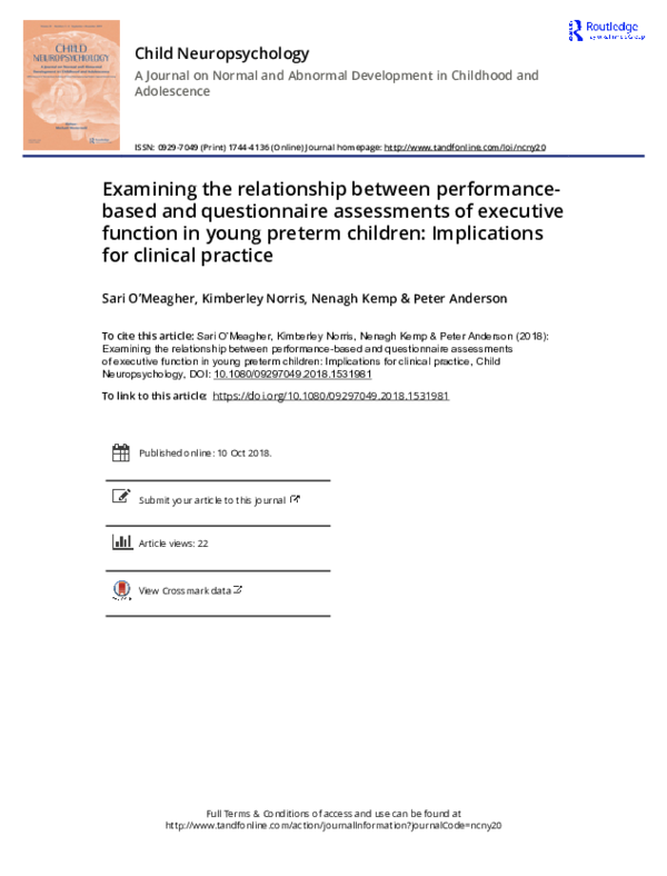 (PDF) Examining the relationship between performance-based and ...