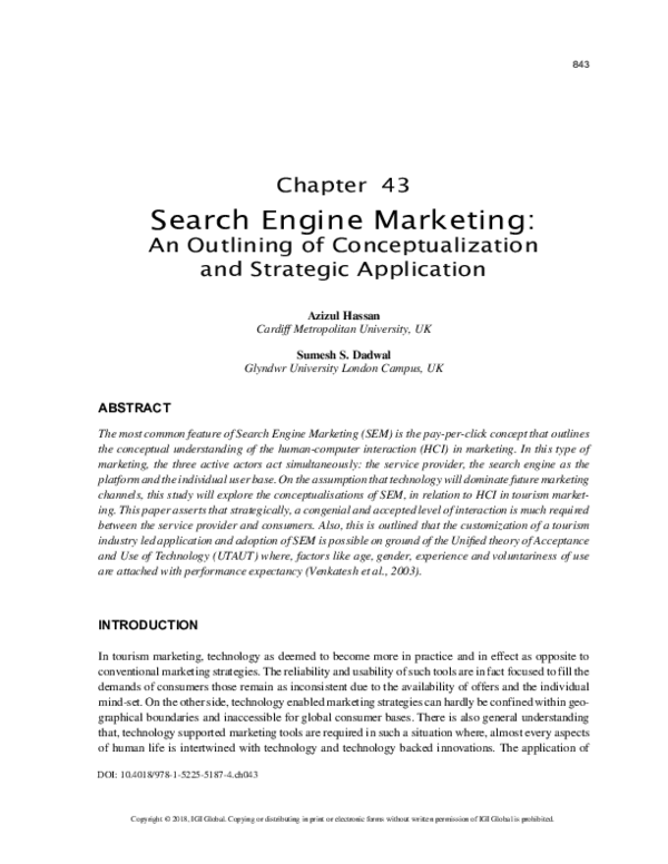 (PDF) Search Engine Marketing