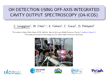 (PDF) Oh Detection Using Off-Axis Integrated Cavity Output Spectroscopy ...