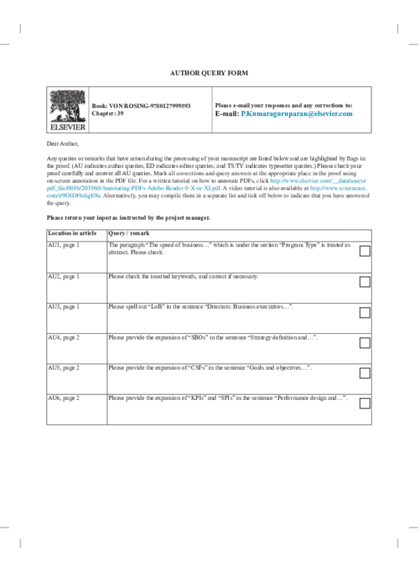 (PDF) Process Owner Training