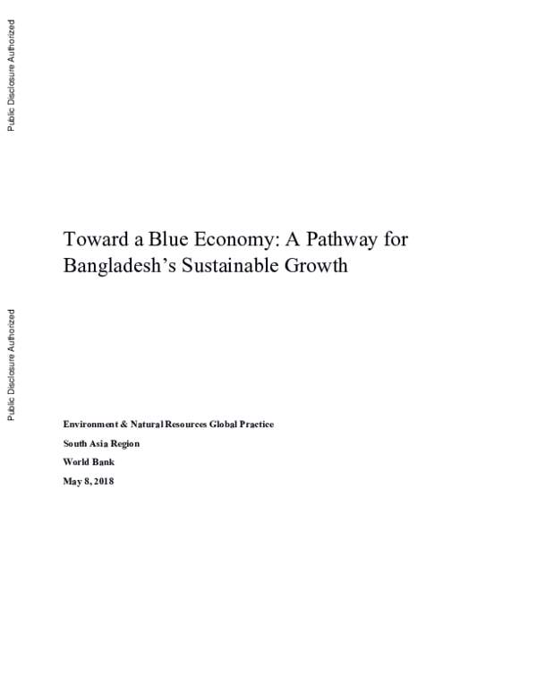 (PDF) Toward a Blue Economy