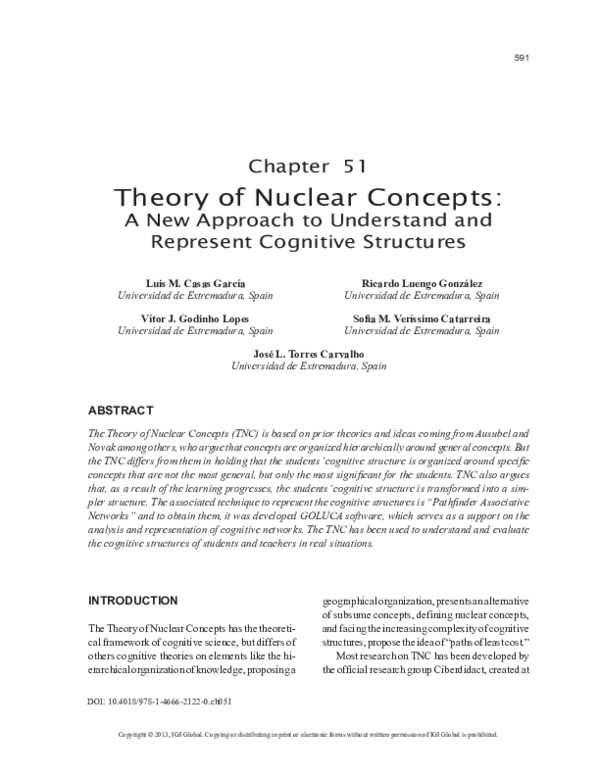 (PDF) Theory of Nuclear Concepts