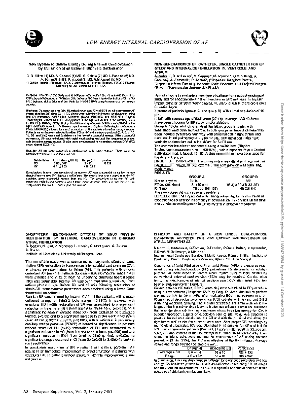 (PDF) New generation of EP catheter: Single catheter for EP study and ...