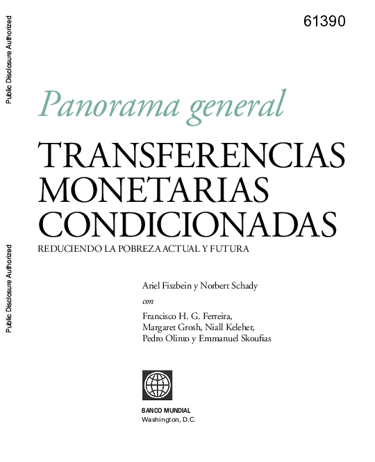(PDF) Transferencias monetarias condicionadas : reduciendo la pobreza ...