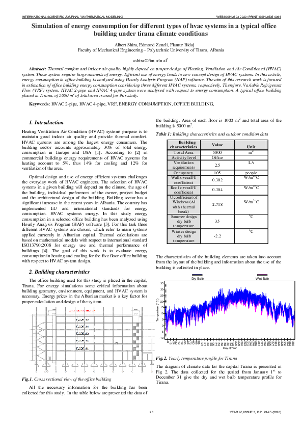 (PDF) Simulation of energy consumption for different types of hvac ... (PDF) Simulation of energy consumption for different types of hvac ...