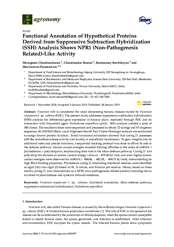 Functional Annotation Of Hypothetical Proteins A Review