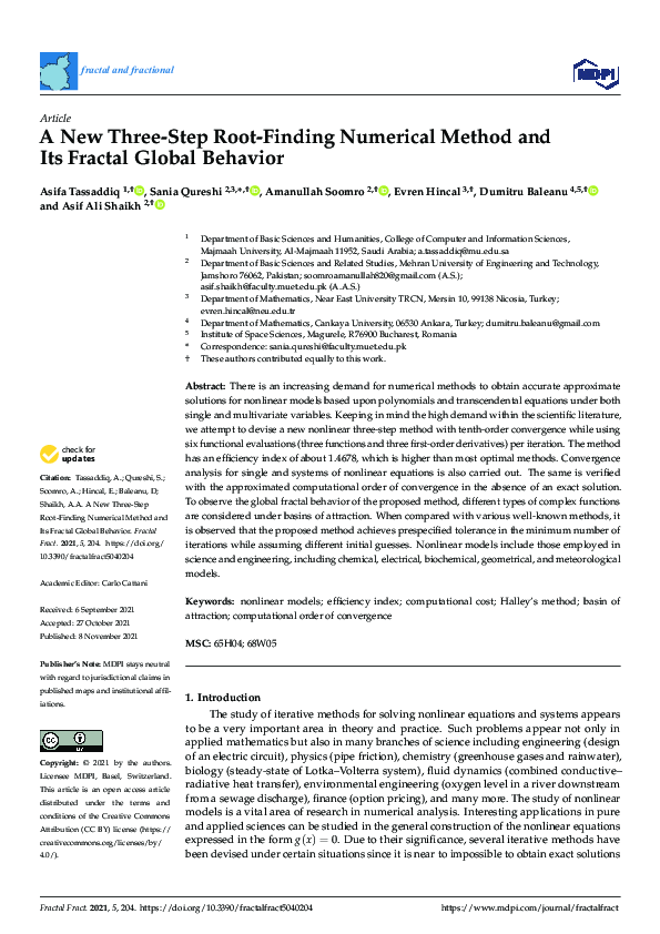 (PDF) Three-Step Root-Finding Method with Tenth-Order Convergence