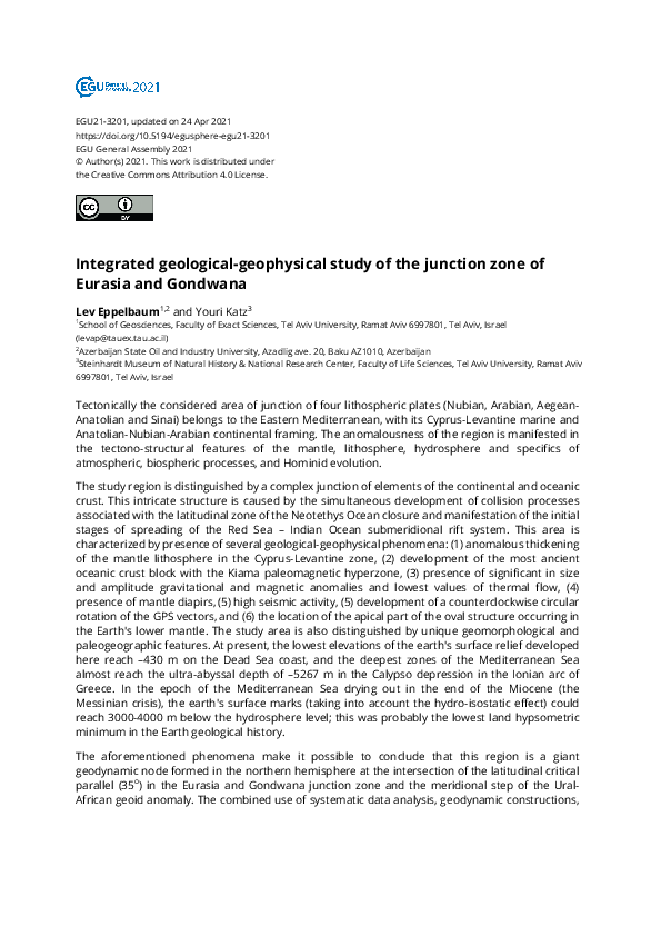 (PDF) Integrated geological-geophysical study of the junction zone of ...