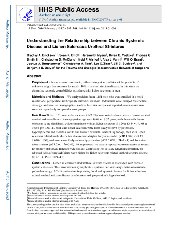Pdf Understanding The Relationship Between Chronic Systemic Disease