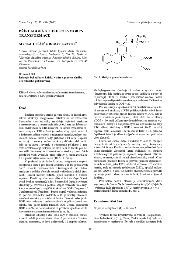 (PDF) Case Study of Polymorphic Transformation