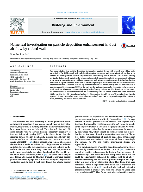 (PDF) Numerical Investigation on Particle Deposition in Curved Turbulent Pipes with Thermophoresis