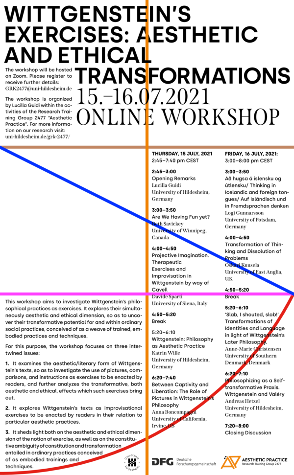 (PDF) Wittgenstein´s Exercises. Aesthetic and Ethical Transformation
