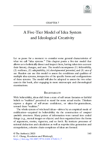 (PDF) A Five-Tier Model of Idea System and Ideological Creativity