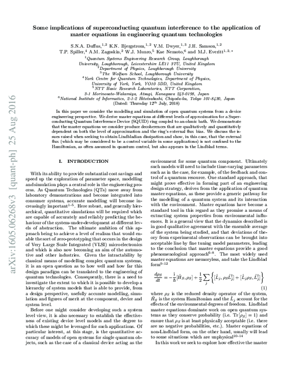 (PDF) Some implications of superconducting quantum interference to the application of master ...