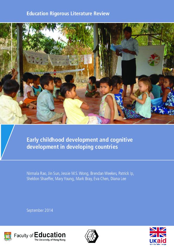 (PDF) Early childhood development and cognitive development in ...