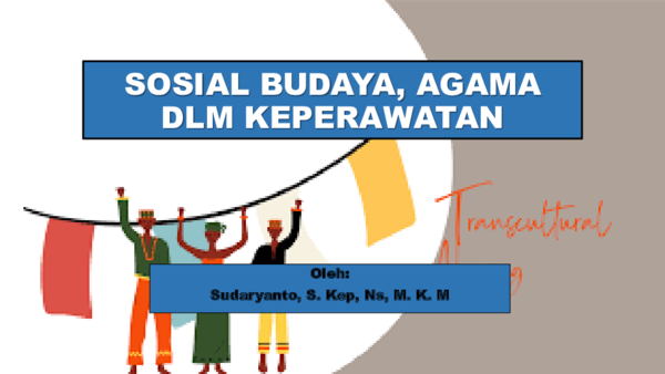 (PDF) SOSIAL BUDAYA, AGAMA DLM KEPERAWATAN
