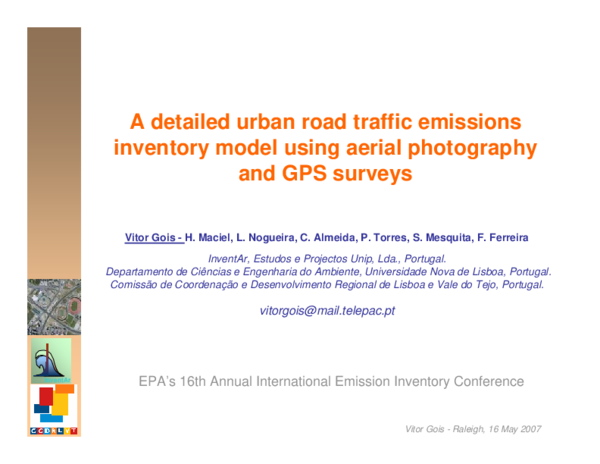 (PDF) A detailed urban road traffic emissions inventory model using aerial photography and GPS ...