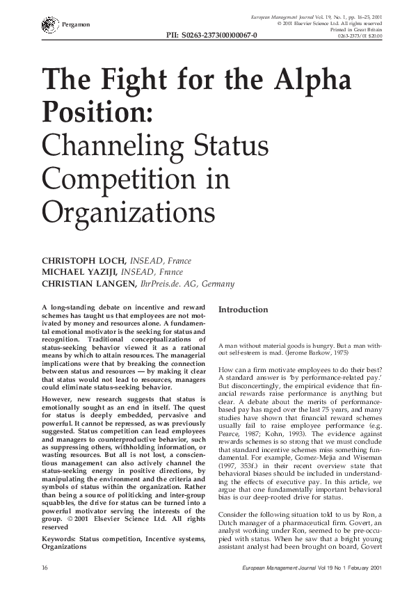 (PDF) The fight for the alpha position