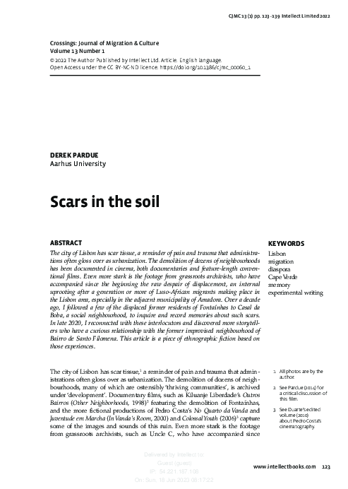 (PDF) Scars in the soil | Derek Pardue - Academia.edu